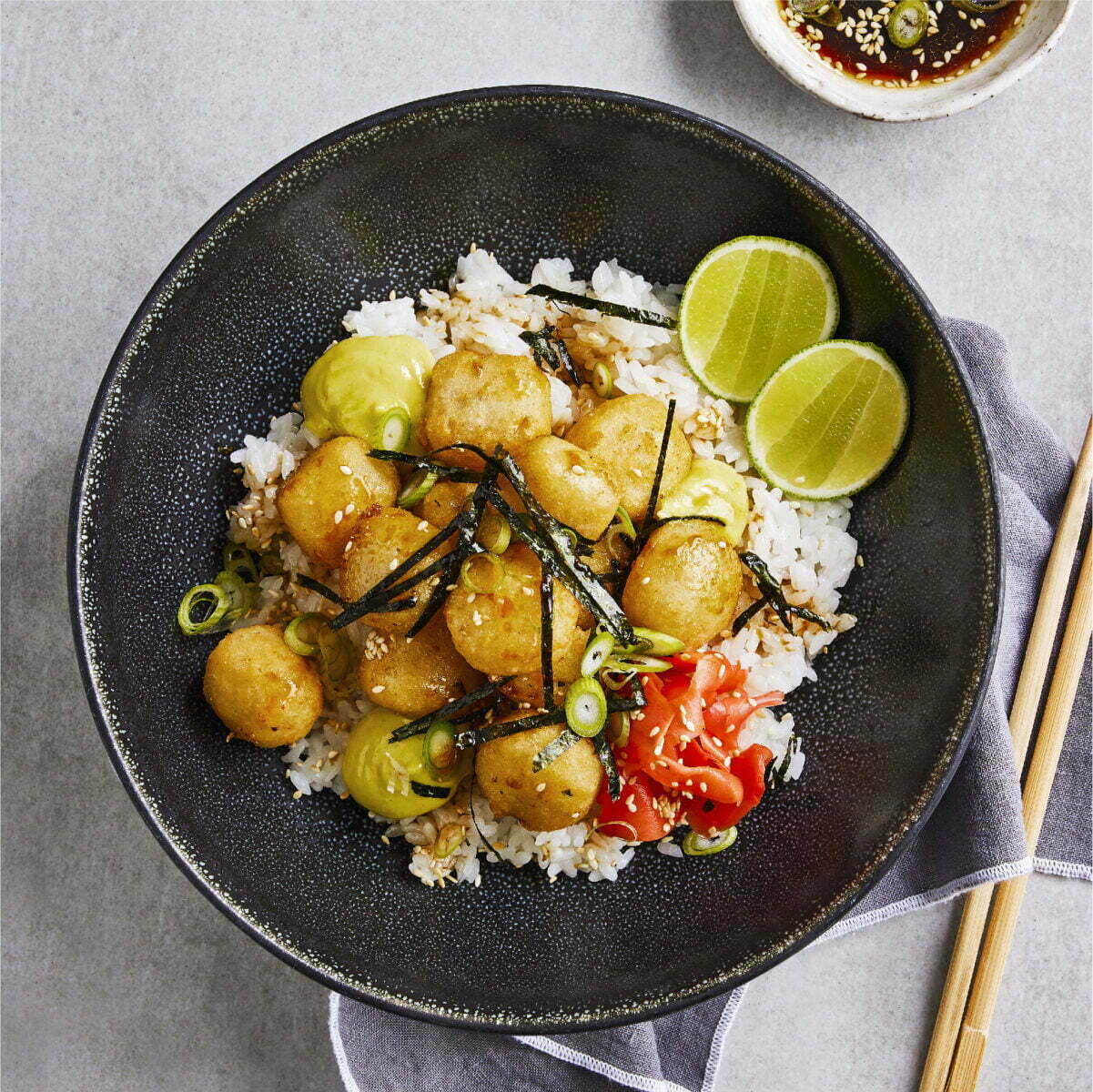 FISH BITES SUSHI-STYLE BOWL - I&J