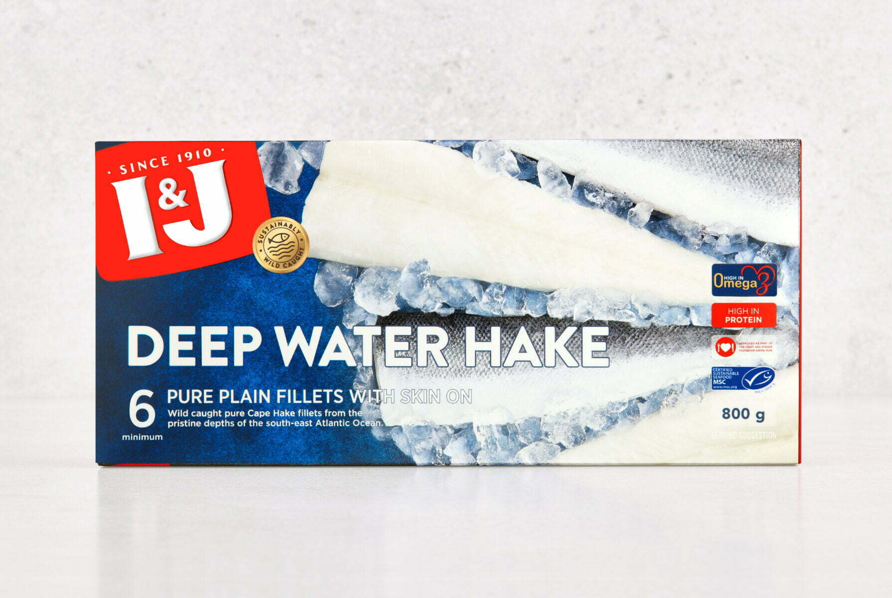 GRILLED HAKE FILLETS WITHLEMON BUTTER, MASH & ROAST VEGETABLES - I&J