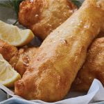 DEEP-FRIED HAKE IN BEER-STYLE BATTER - I&J